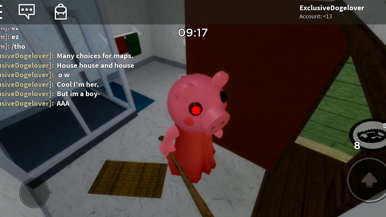 Playing Roblox horror game piggy - YouTube