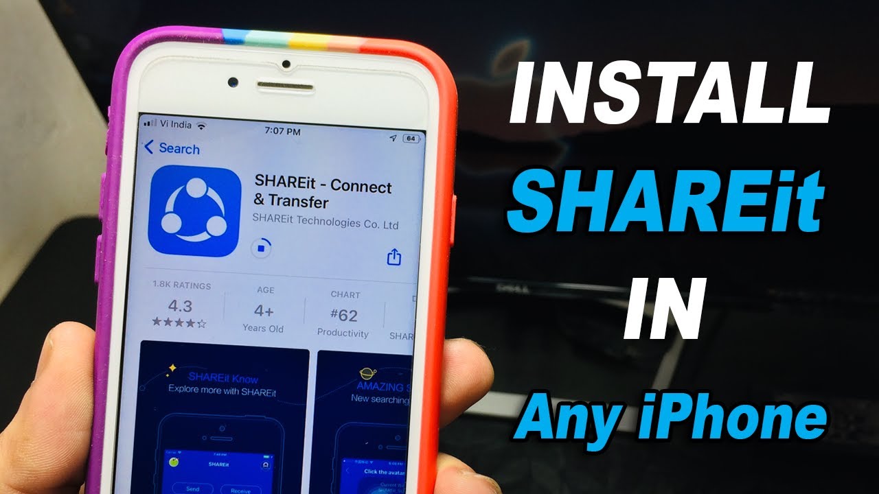 How to Install Shareit in iPhone 5, 5s, 6, 6s, 7, 7Plus, 8, 8, Plus, X ...