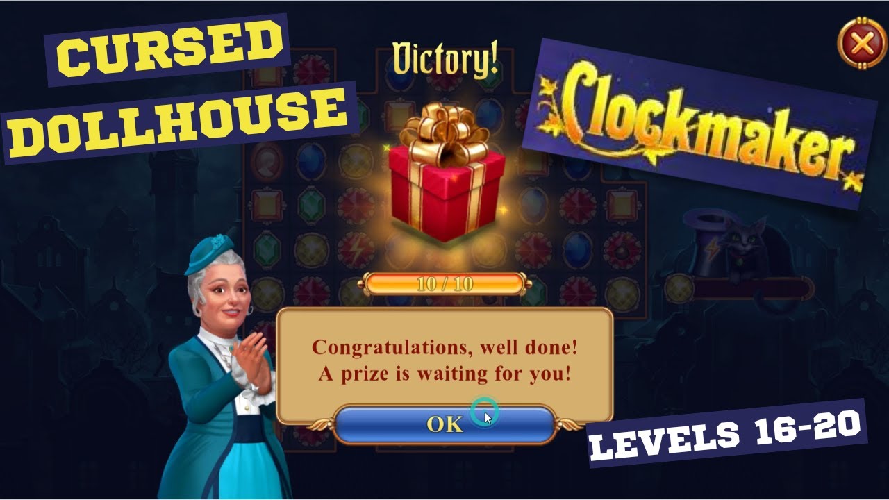 How to play Clockmaker Event Cursed Dollhouse levels 16-20 - YouTube
