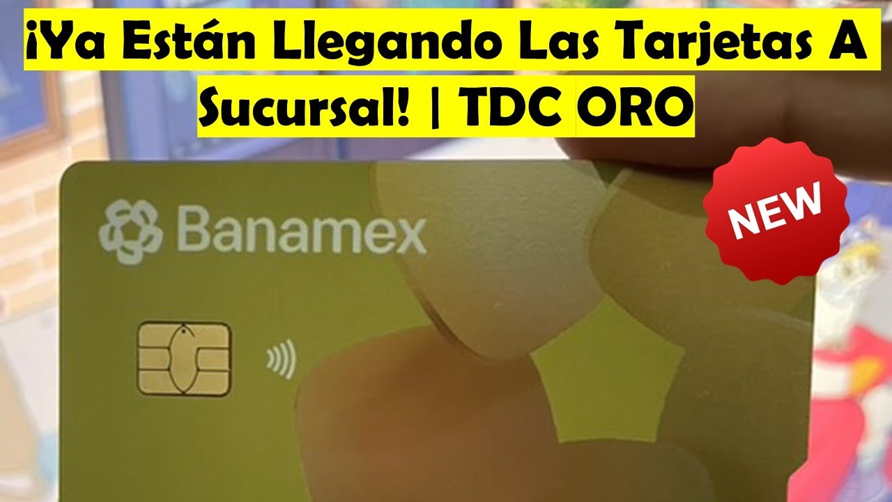 Así Luce La Nueva Tarjeta De Crédito #ORO De #Banamex 😱😱 #Primer ...