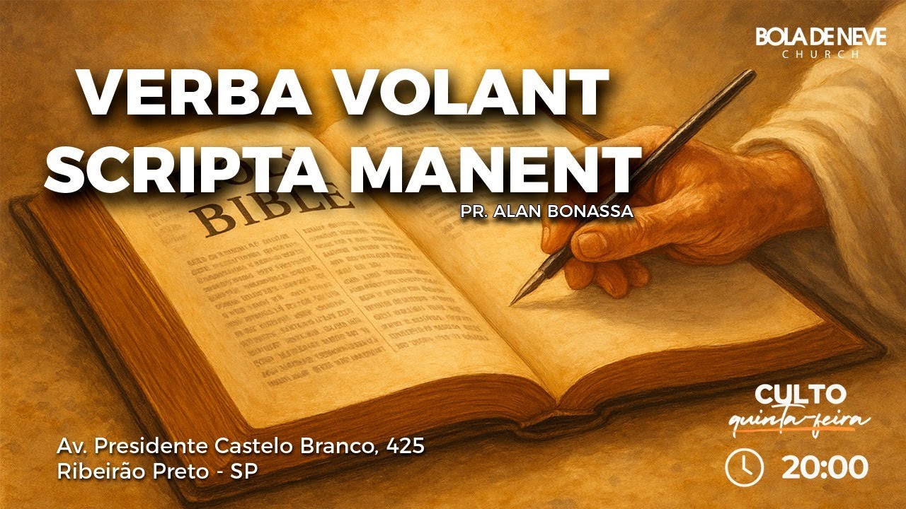 Pr. Alan Bonassa | VERBA VOLANT SCRIPTA MANENT - YouTube