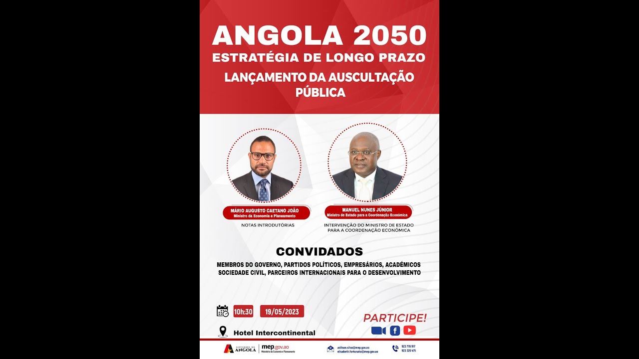 ANGOLA 2050 - ESTRATÉGIA DE LONGO PRAZO - YouTube