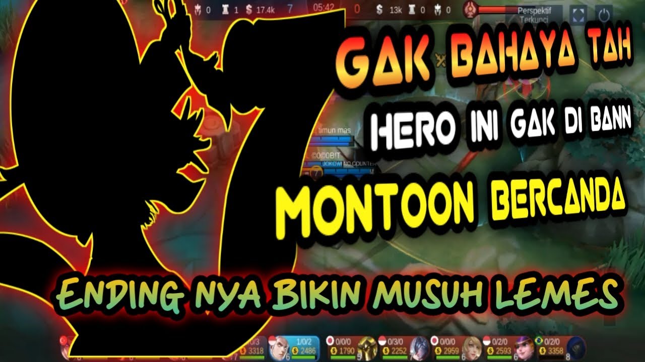 GAK BAHAYA TAH HERO INI GAK DI BANN MONTOON BERCANDA EDING NYA BIKIN ...