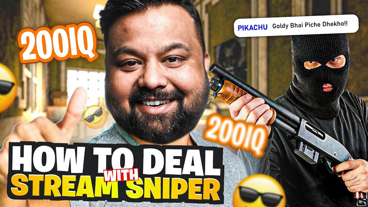 HOW TO DEAL WITH STREAM SNIPERS IN BGMI.. - YouTube