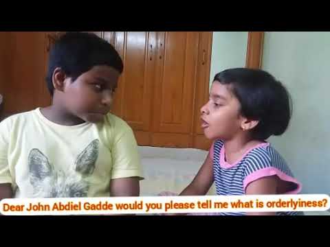 Orderliness - John Abdiel Gadde | Character Education | Character Way ...