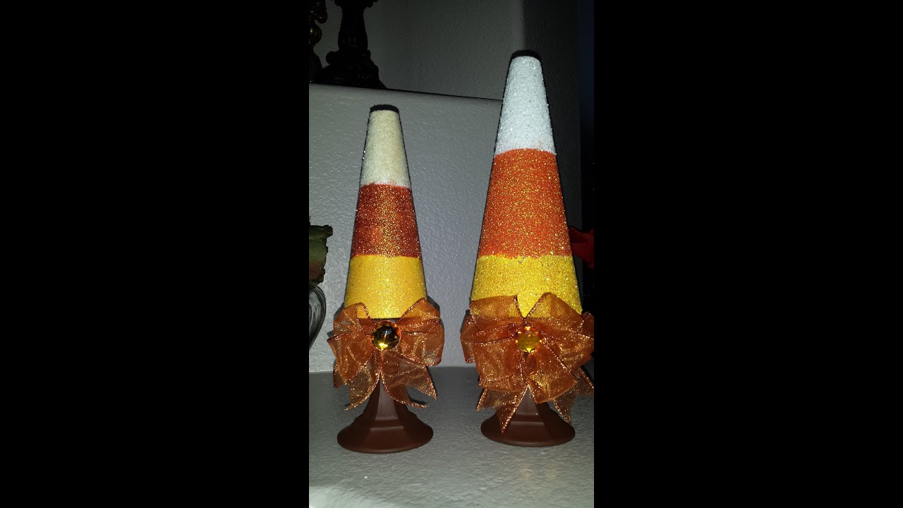 DIY Candy corn tree - YouTube