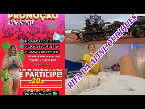 ALINE FÜCHTER OURIQUES ESTÁ COM UMA PROMOÇÃO (RIFA) BORA AJUDAR PESSOAL, ELA AINDA ESTÁ NO HOSPITAL