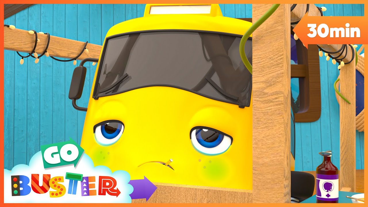 Buster Is SICK And Misses Party @gobuster-cartoons | Lellobee Friends ...
