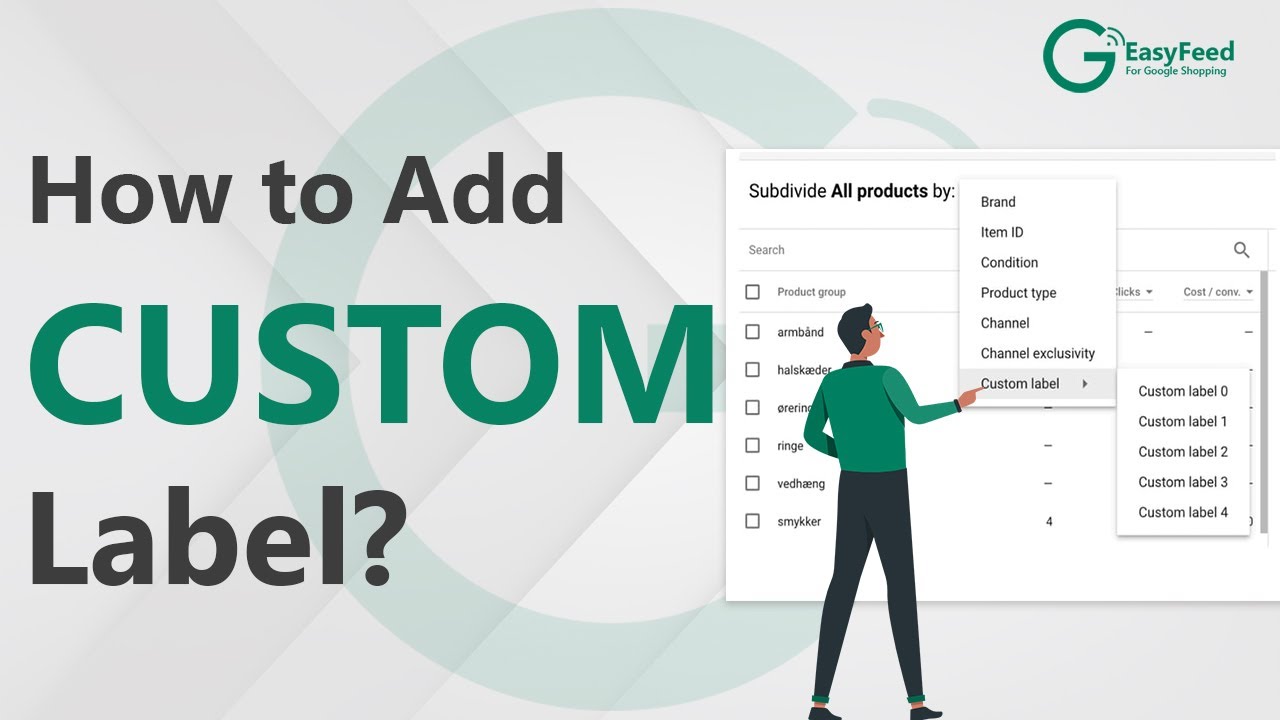 How to Add Custom Label In Google Merchant Center | How To Use Custom ...