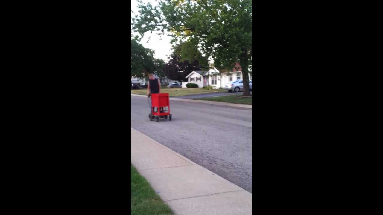 Ultimate Motorized toolbox for work - YouTube