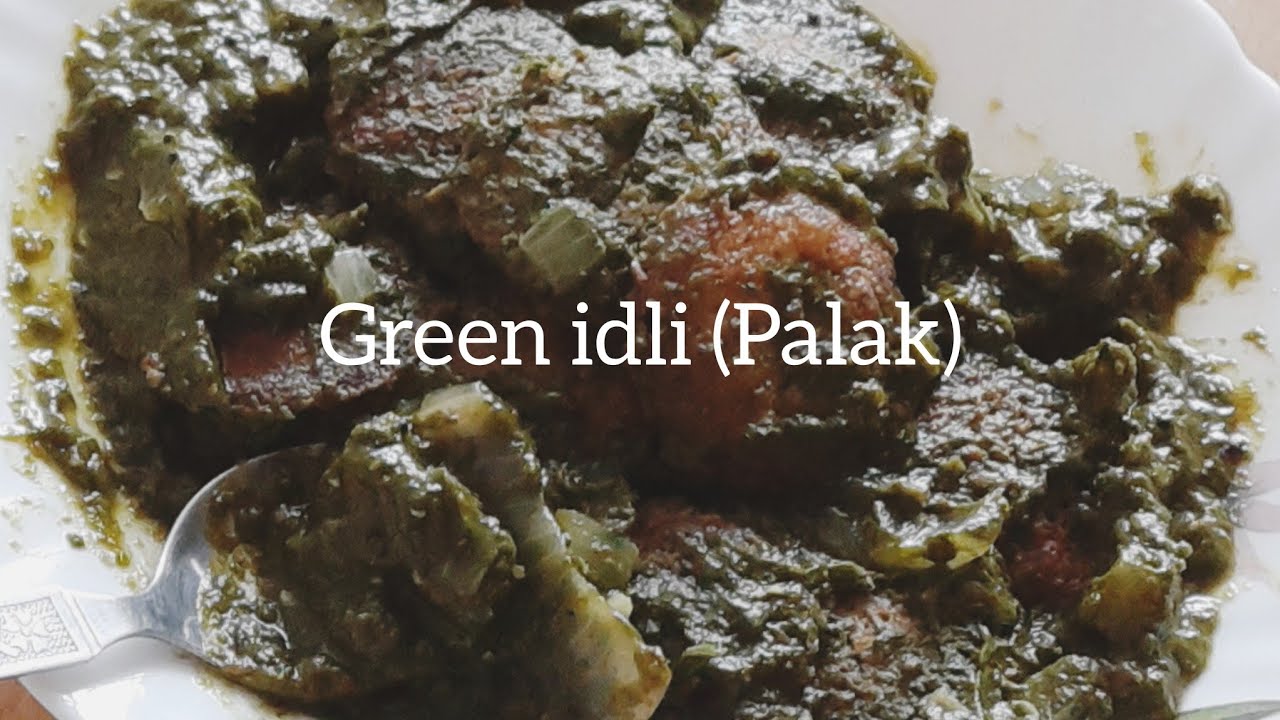 Green idli Ruchi Nodteera - YouTube