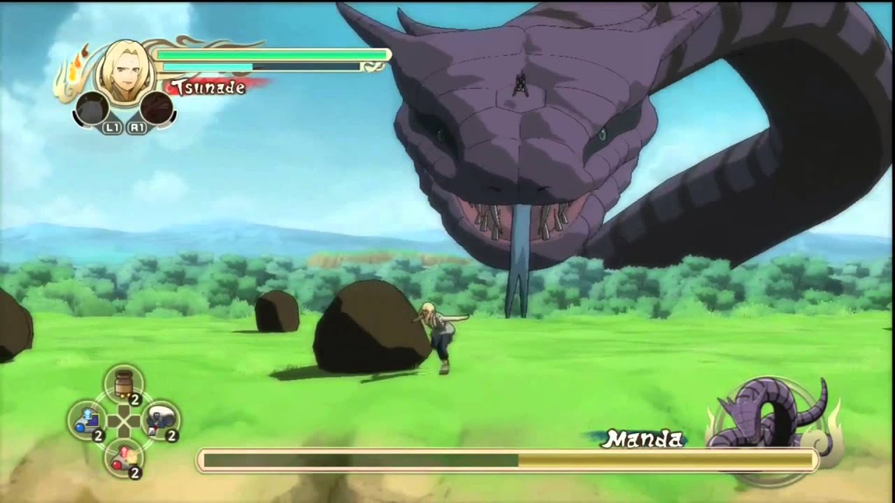 Naruto Ultimate Ninja Storm (Tsunade vs Manda) - YouTube