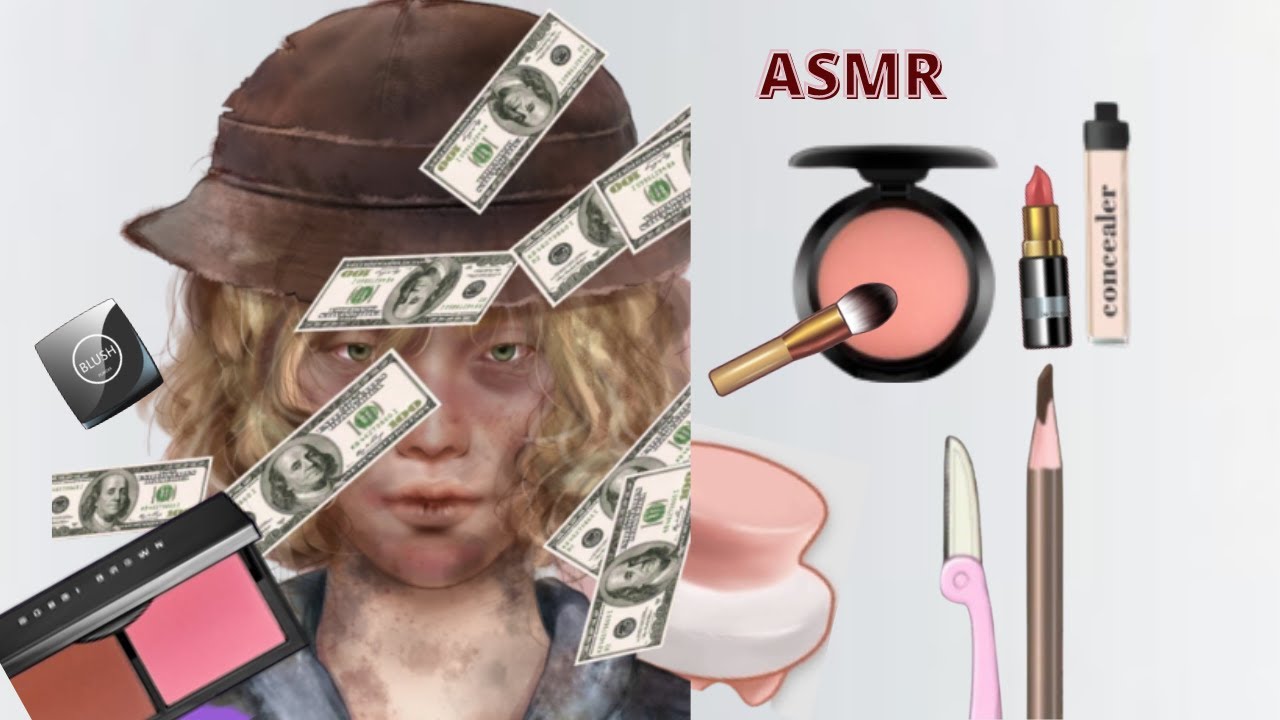 Asmr Homeless Young Lady Transformation Makeup Animation Youtube