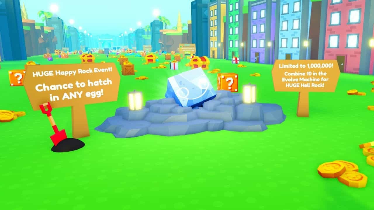 trying to get the huge happy rock - YouTube