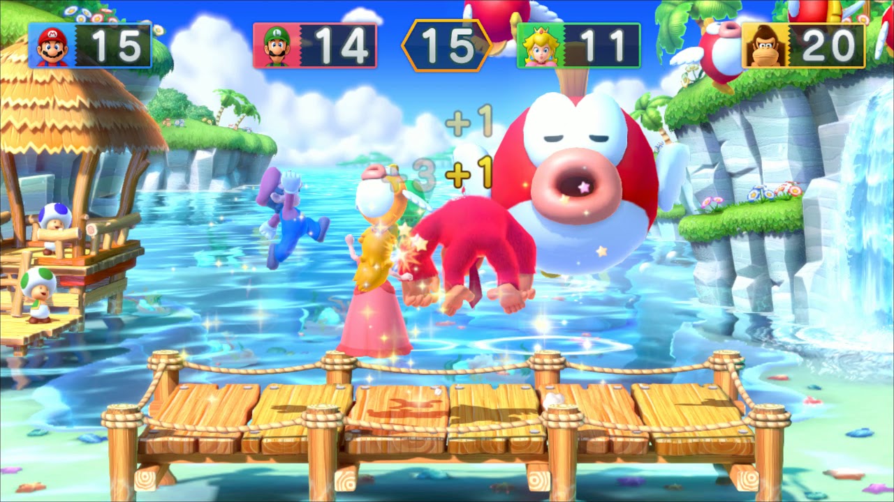 Mario Party 10 - Cheep Cheep Leap| Mario Mee - YouTube