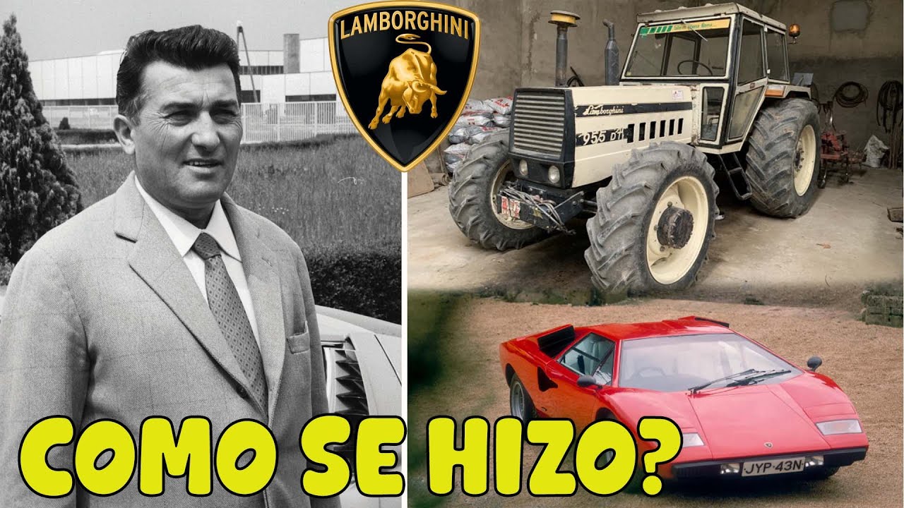 De granjero POBRE a MILLONARIO | Como se creo Lamborghini - YouTube