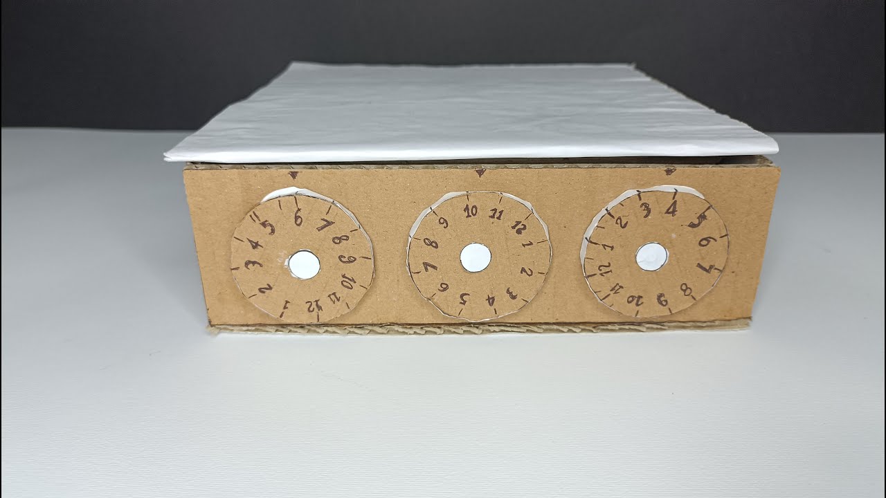 "Unlock Creativity: How to Make a Cardboard Safe Box": - YouTube