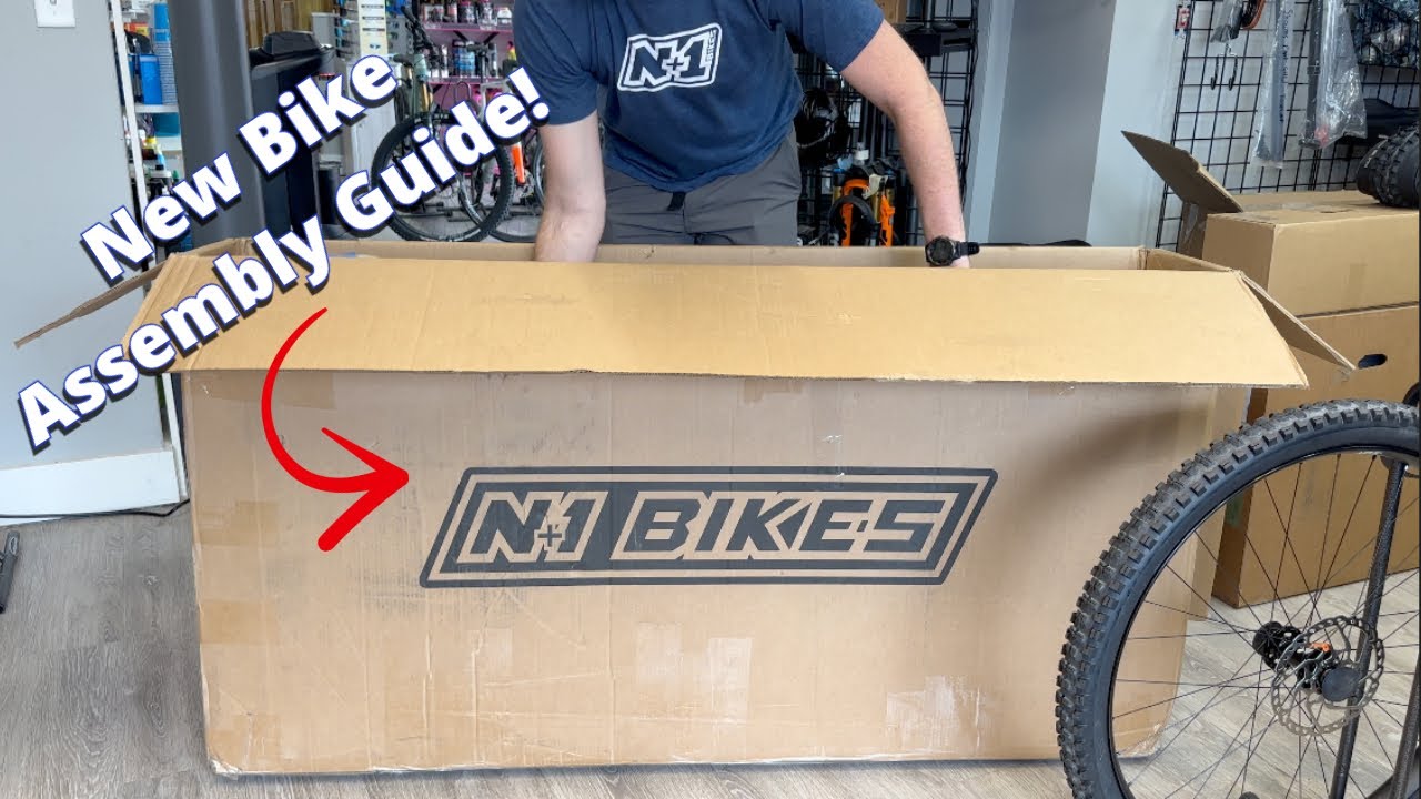 How to Assemble a Mountain Bike (Straight Out of the Box!) - YouTube
