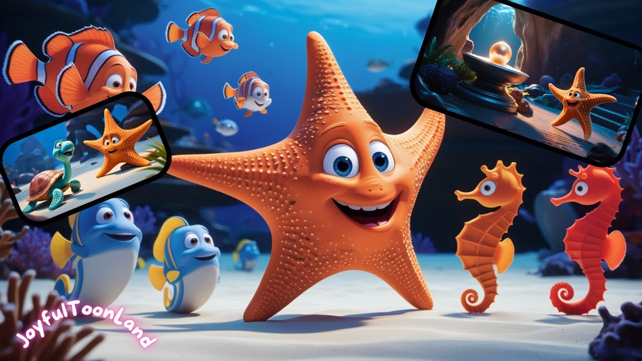 Starry the Starfish's Surprise Adventure A Tale of Patience | Animated ...