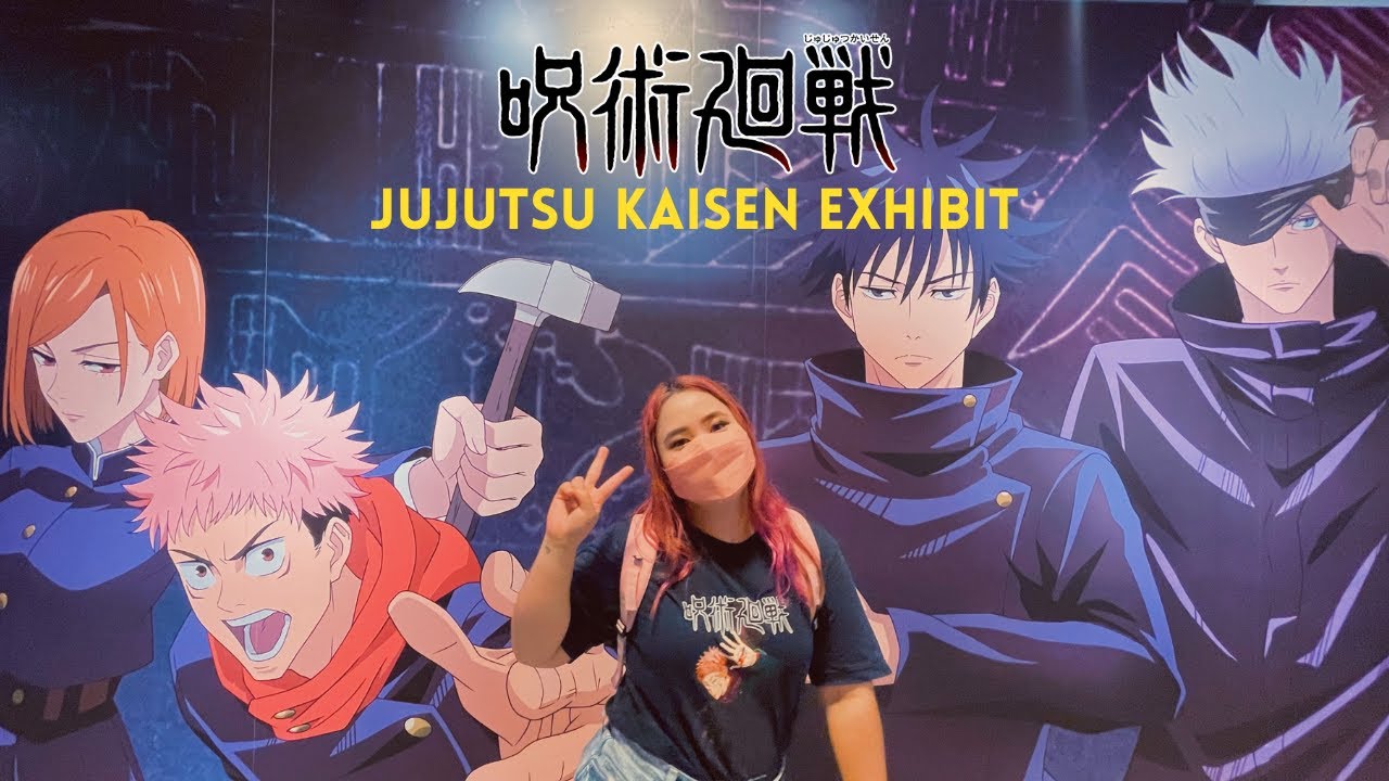 visiting the jujutsu kaisen exhibit! - YouTube