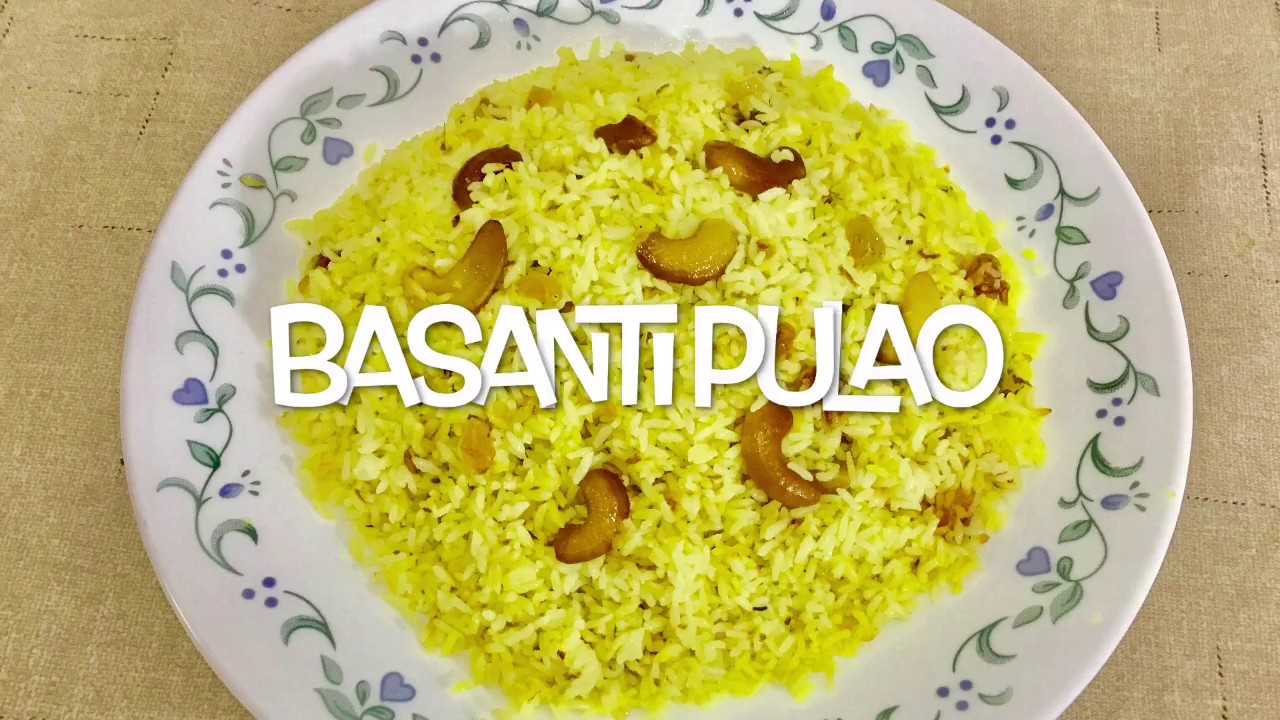 Bengali Basanti Pulao : Traditional Bengali Basanti Pulao, Basanti ...