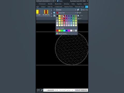 AutoCAD - Gradient Command - YouTube