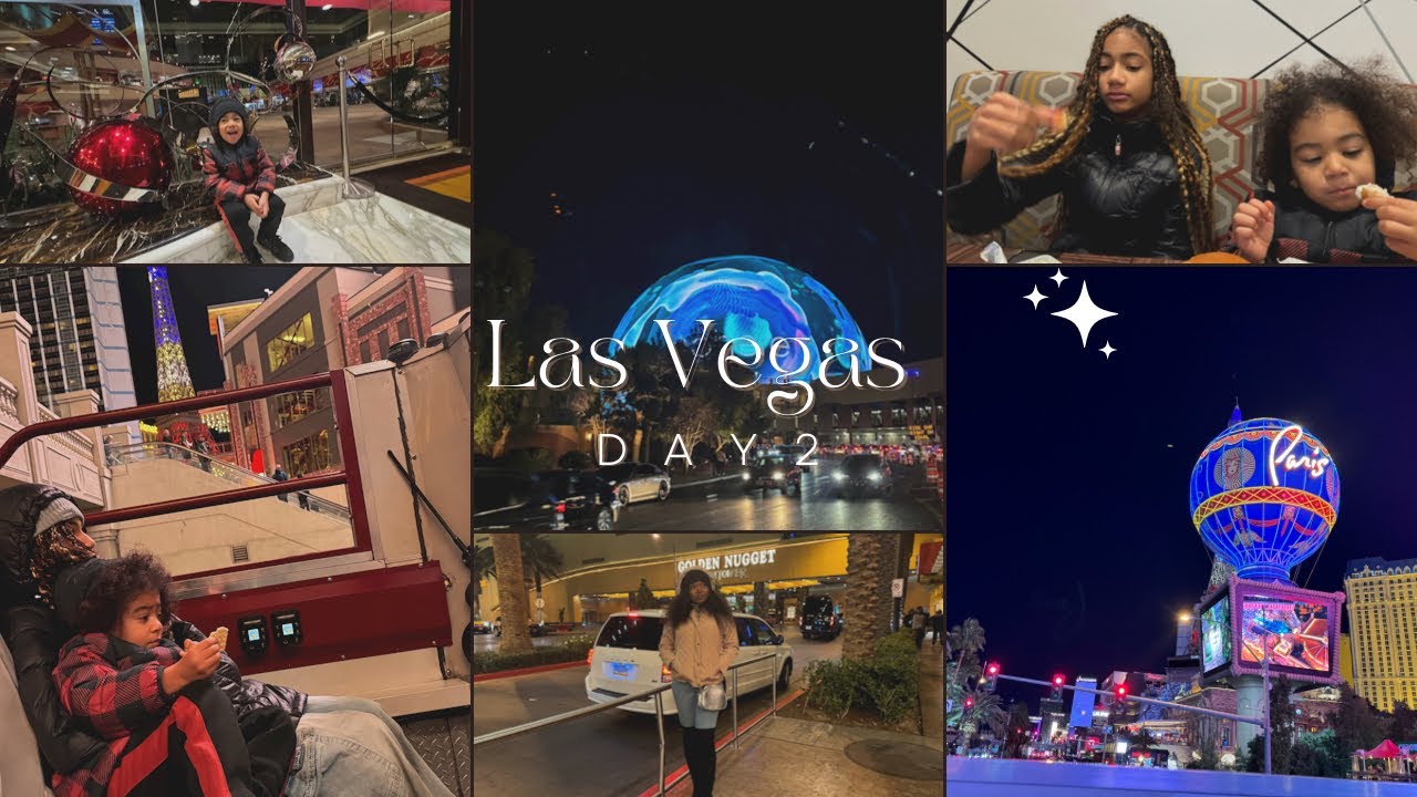 Las Vegas strip bus tour at night - YouTube
