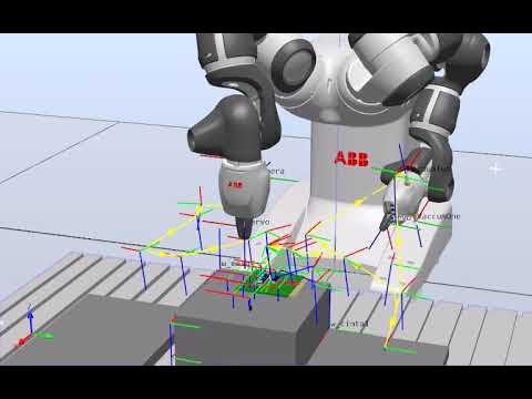 Robot colaborativo ABB - Yumi Robotstudio-Ensamble PCB - YouTube