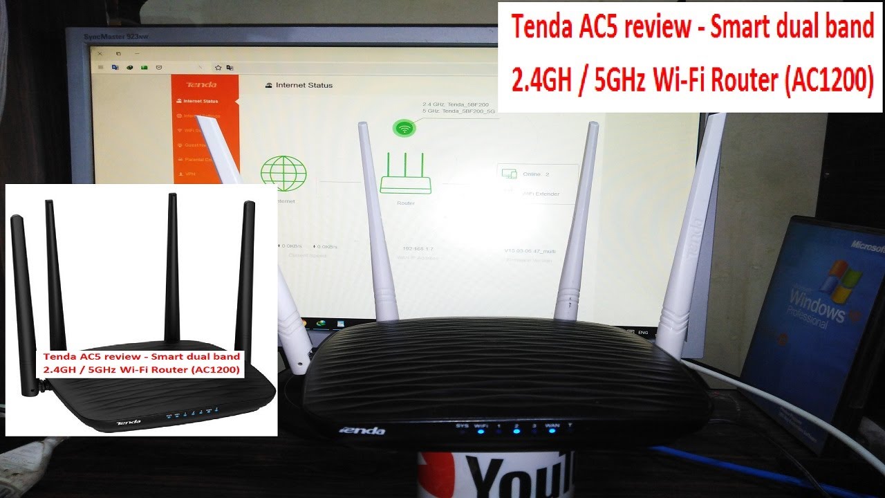 سرعة الإنترنت فى Tenda AC5 review - Smart dual band 2.4GH / 5GHz Wi-Fi ...
