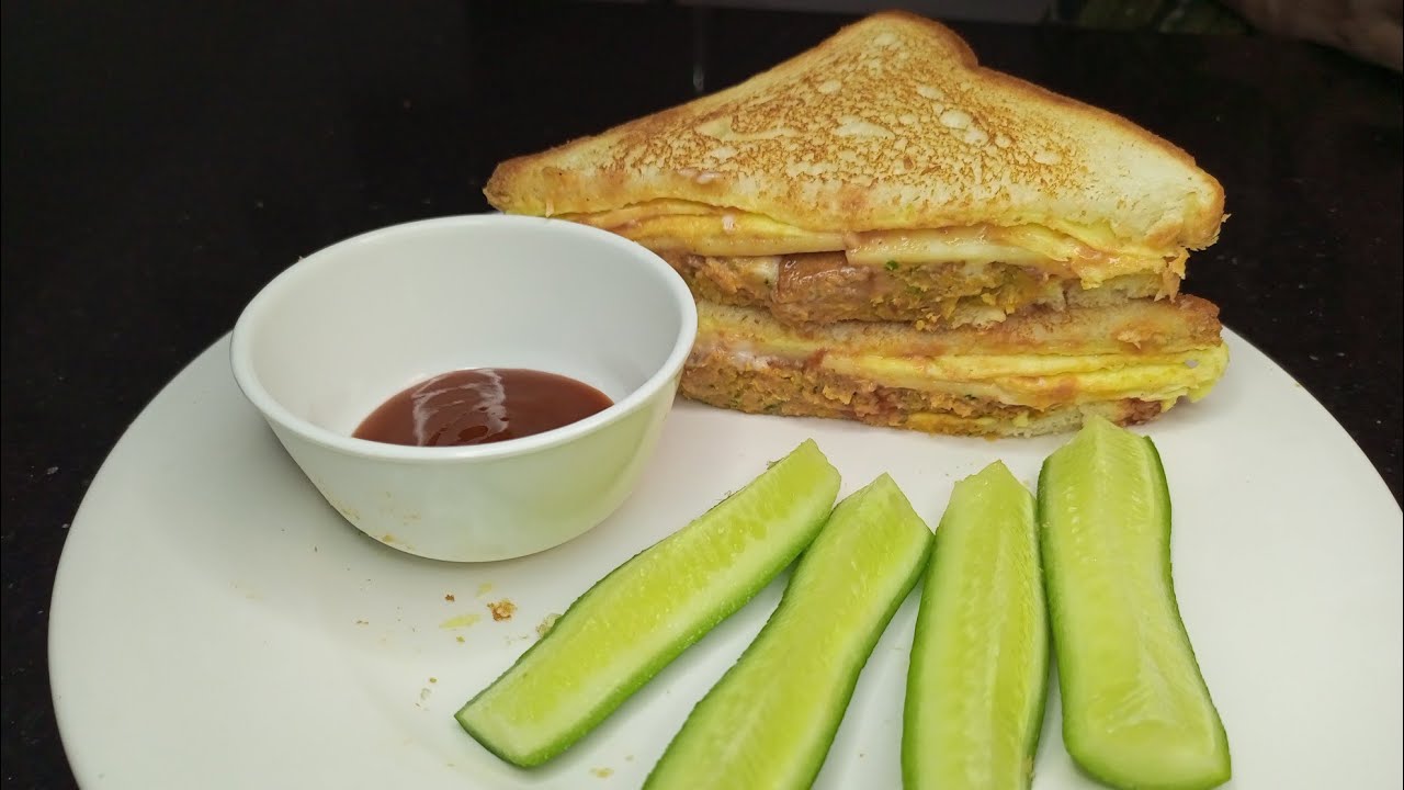 Kabab Cheese Sandwich | Lunch Box Yummy Recipe | Kitchen With Saira ...