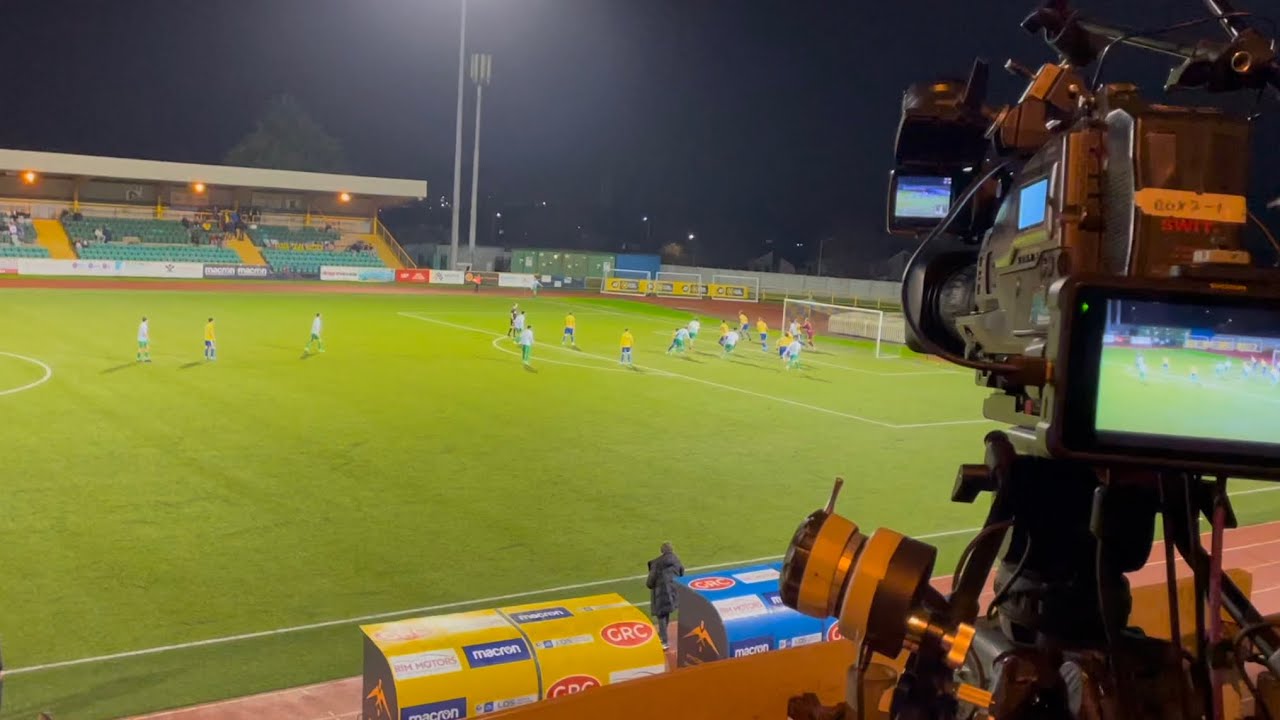 ⚽️ At Jenner Park for Barry Town United v The New Saints - YouTube