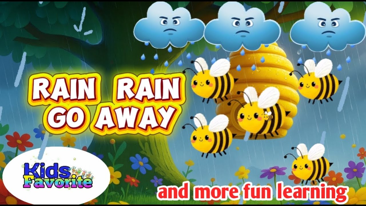 Rain rain go away song and more Nursery Rhymes for children preschool ...