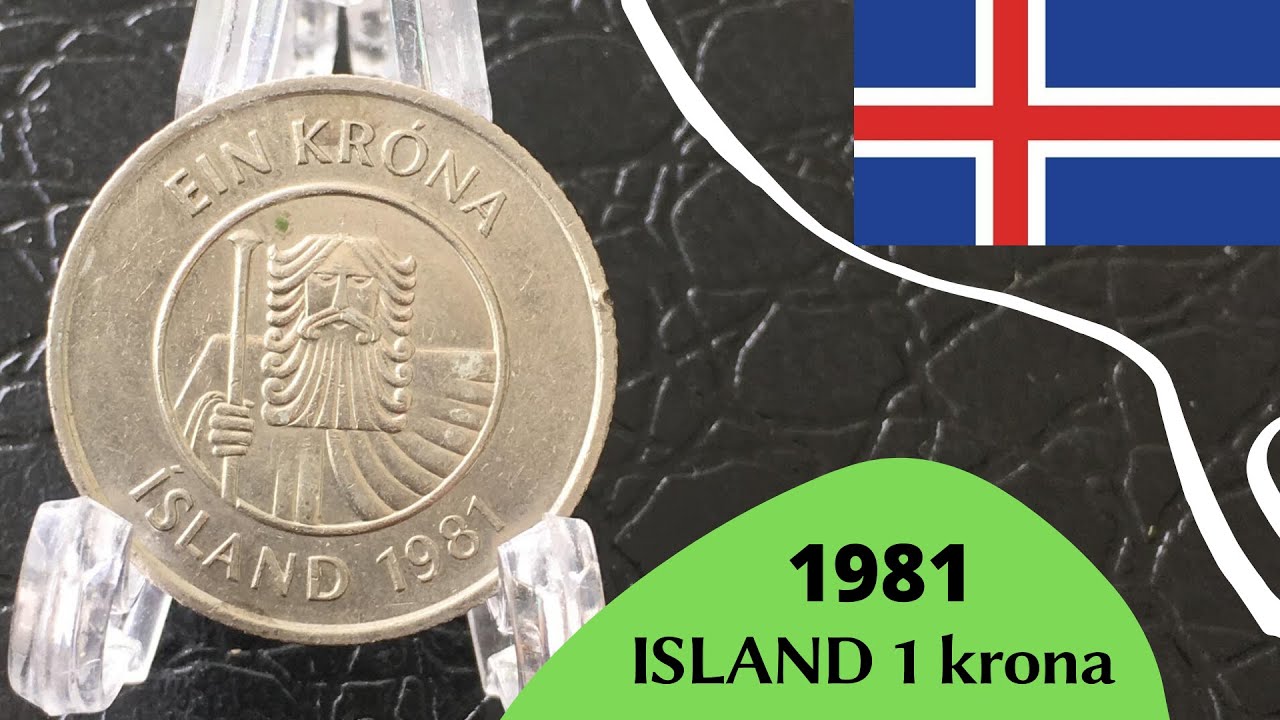 Coin ISLAND 1 krona 1981 - Ísland - YouTube