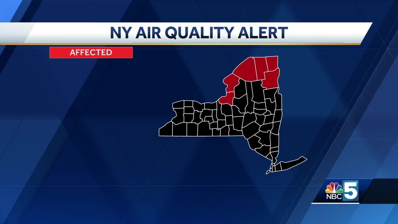 NY Air Quality Alert in effect from wildfire smoke - YouTube