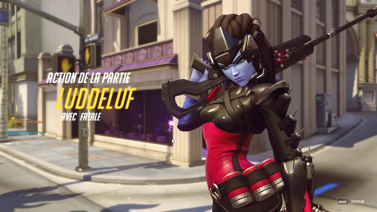Overwatch - Gameplay Fatale - Action de la partie (FR) - YouTube