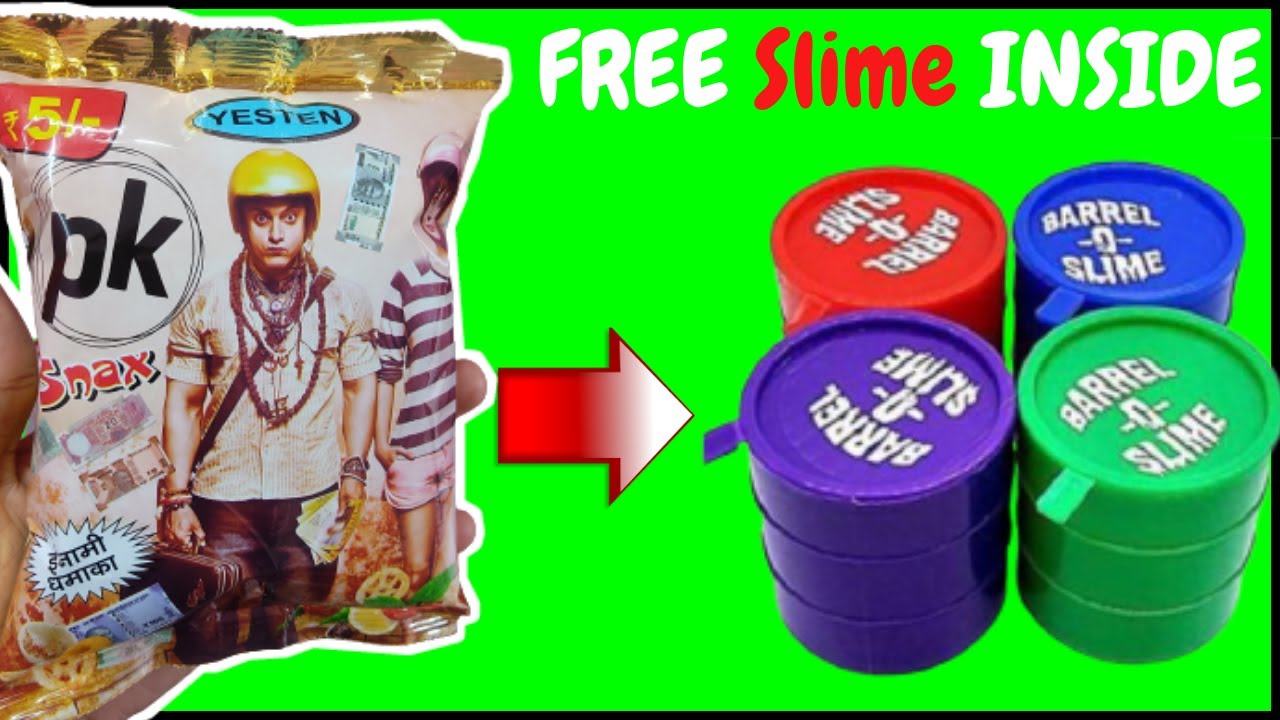 I Got 😎 Free Slime in PK Snacks With Free Gifts & Money Inside ! Free ...