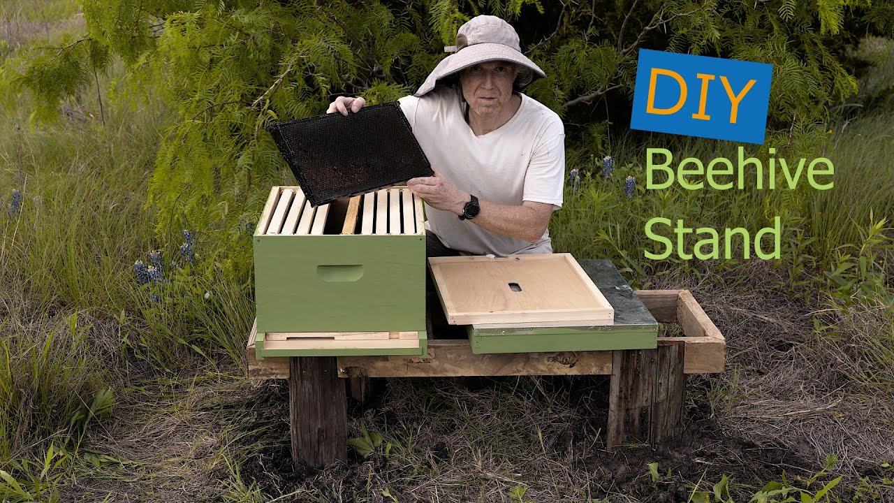 Scrap to Sanctuary: The Hand-Built Beehive Stand - YouTube