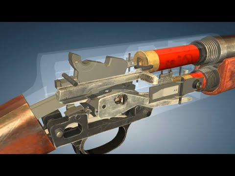 How a pump shotgun works как работает система управления дробовик #gun ...