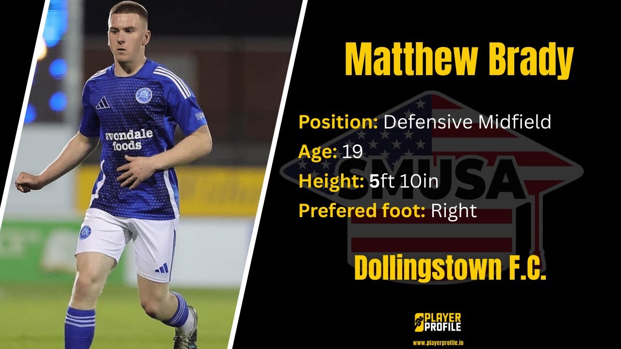 Matthew Brady (19) | Defensive Midfielder | Dollingstown F.C ...