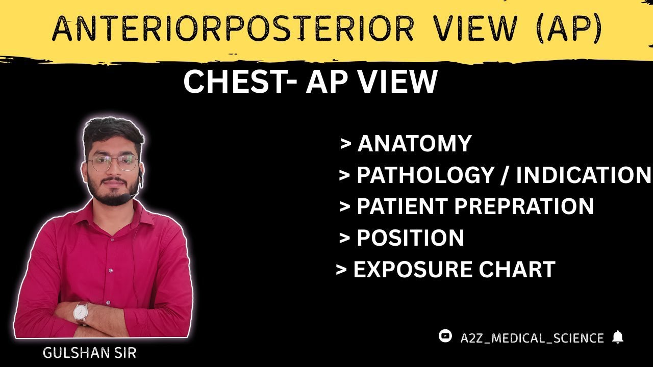 📸 Chest AP View – Radiographic Positioning & Technique Explained # ...