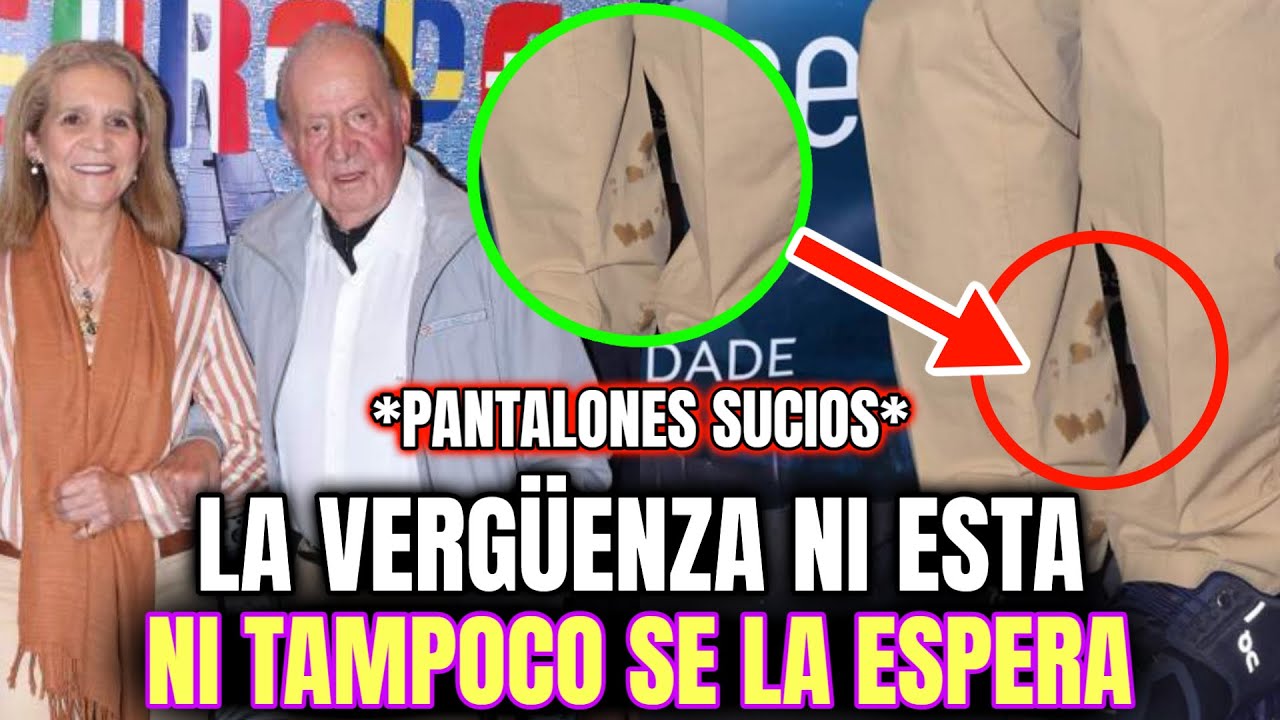 🔴Juan Carlos APARECE de MALAS PINTAS con el PANTALÓN MOJADO la PERNERA ...