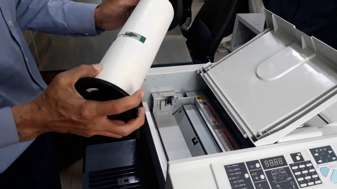 Duplo DP A125II Master Roll Replacement - YouTube