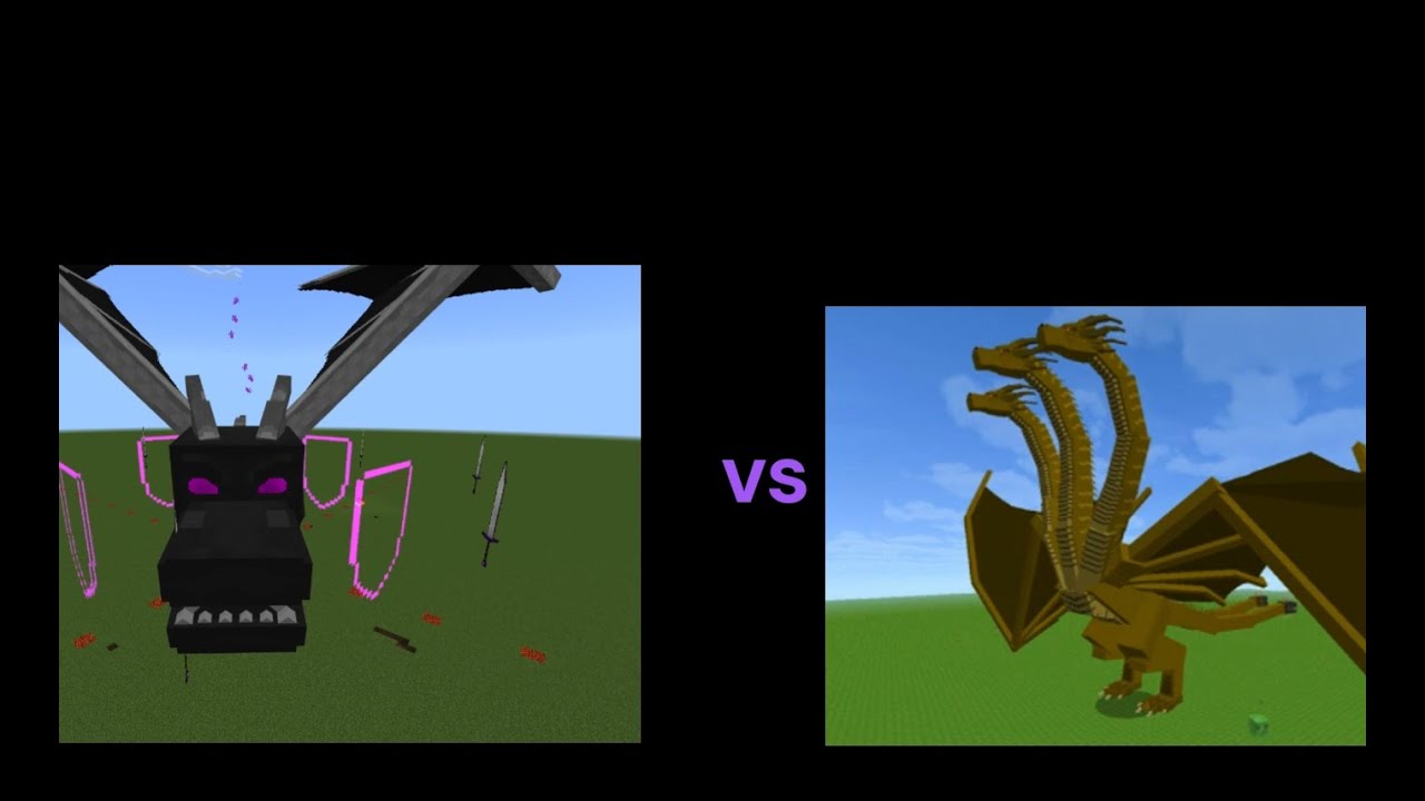 Executor Dragon vs King ghidorah MCPE! Who is the strongest dragon ...