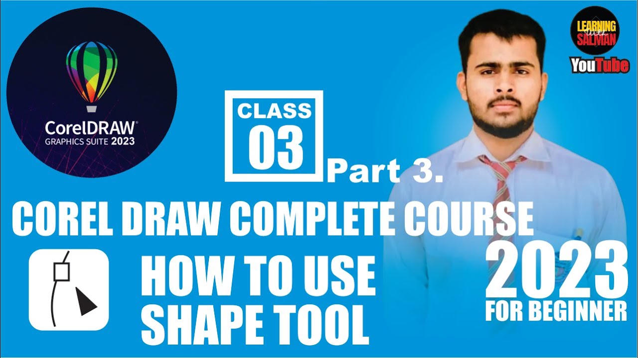 Coreldraw complete course class 4 | shape Tool uses - YouTube
