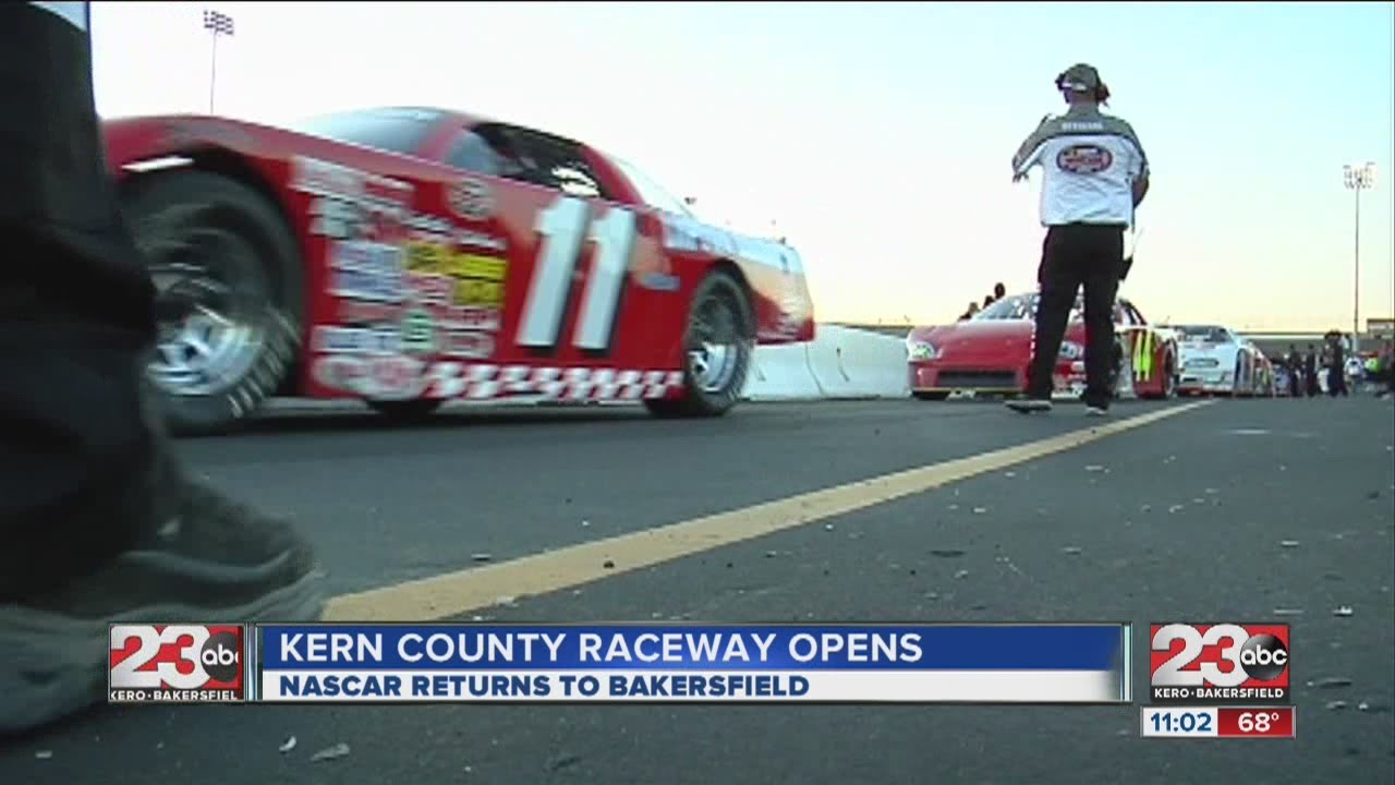 Kern County Raceway celebrates its opening night - YouTube