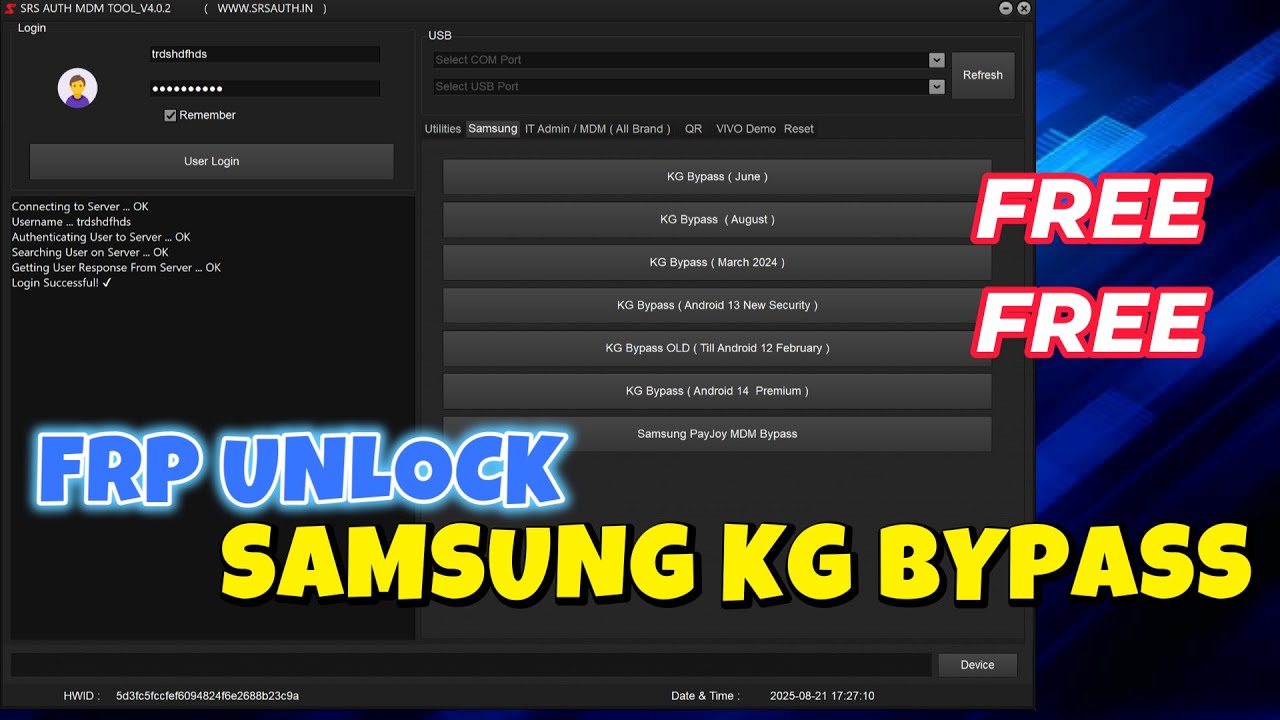 Samsung KG Lock Remove Permanent MDMFix Tool / All Samsung Kg Unlock Free Tool All Android - YouTube