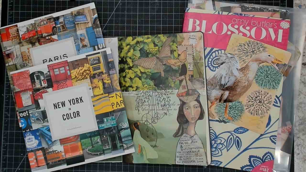 Collage Play ~ The Collage Workbook - YouTube