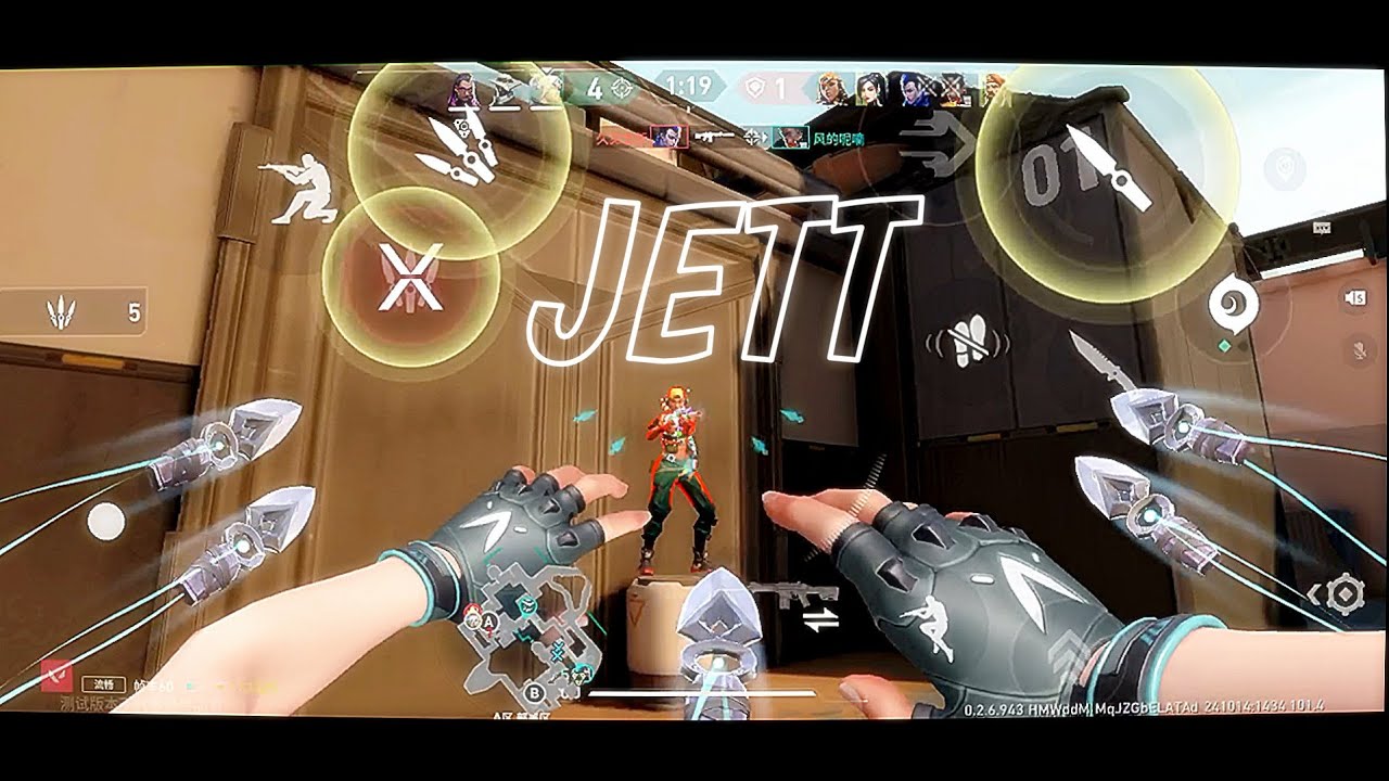 JETT no VALORANT MOBILE - GAMEPLAY da VERSÃO BETA - YouTube