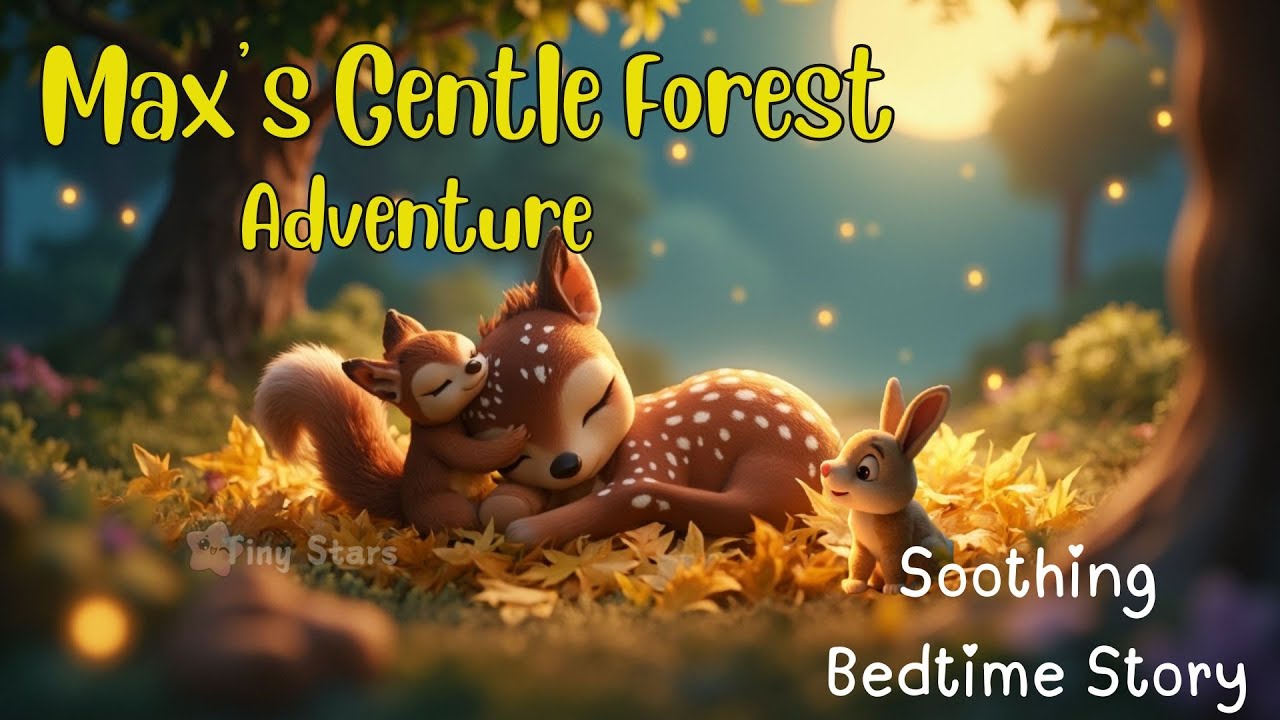 🌙 Max's Gentle Forest Adventure | Soothing Bedtime Story for Kids ...