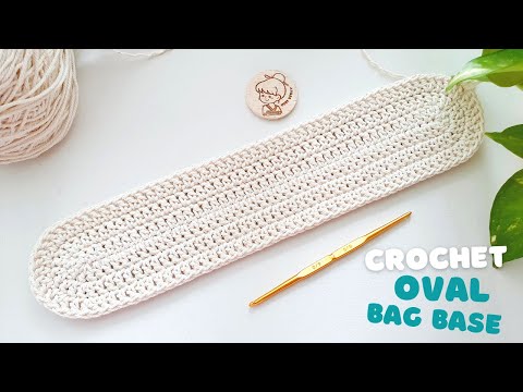 How to Crochet a Perfect Oval Shape | Oval Bag Bottom Tutorial | Double Crochet Oval for Tote Bag
